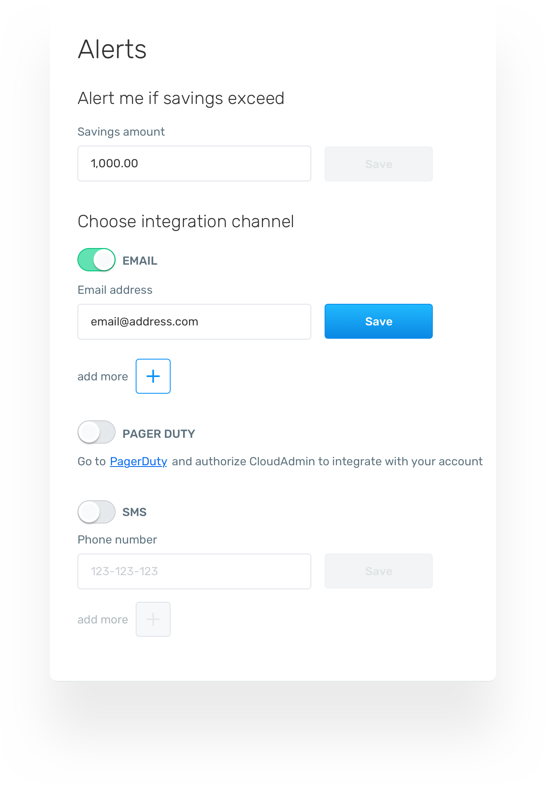 CloudAdmin - Regain control of your cloud bill.